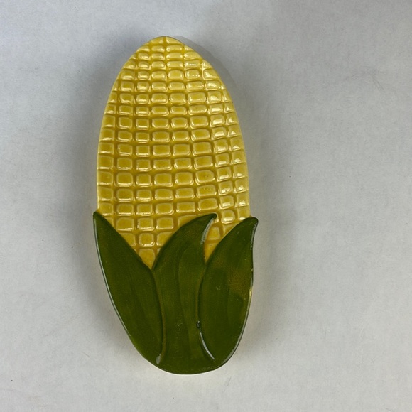 Accents | Vintage Ceramic Corn Plate | Poshmark
